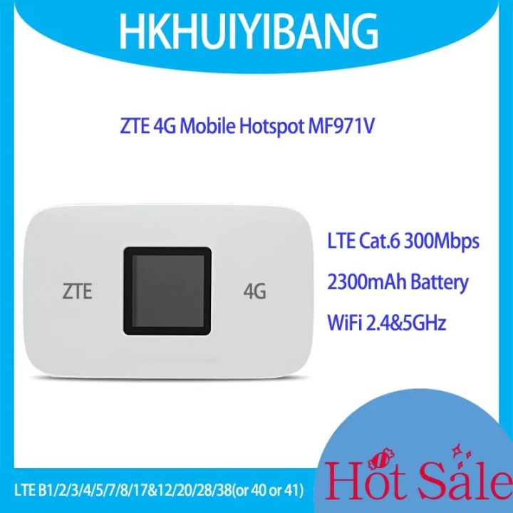 ZTE MF971V MF971RS 4G+ Mobile Hotspot LTE Cat6 300Mbps 2300Mah Dual ...