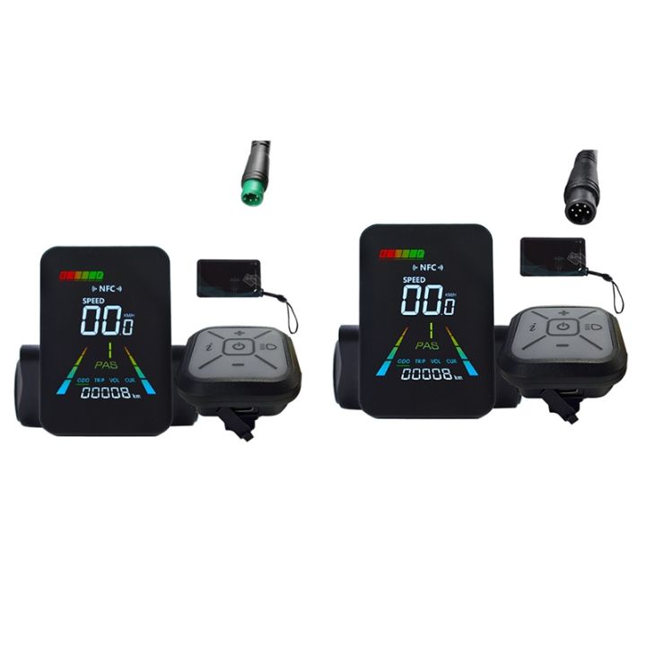 F3 E-Bike NFC LCD Display Animated Color Meter 24V/36V/48V/60V UART ...