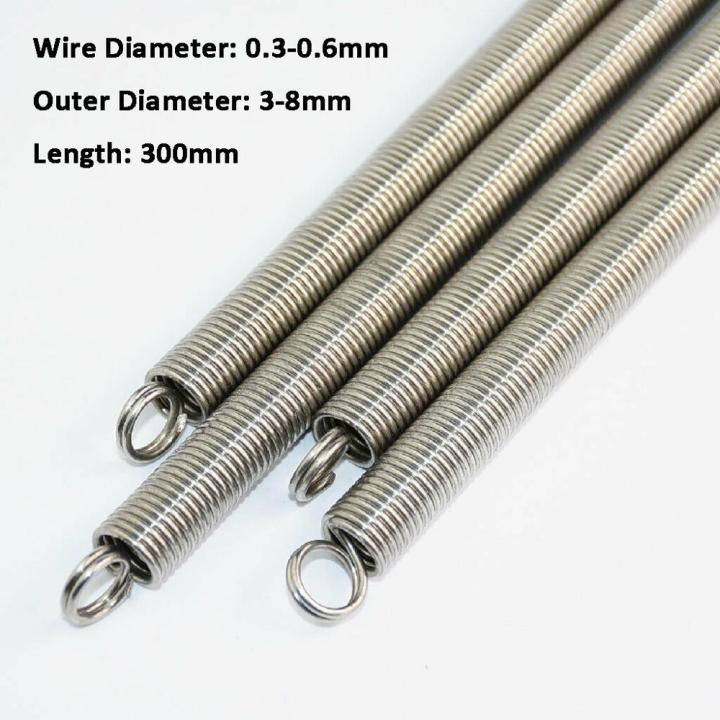 1Pcs 300mm Dual Hook Long Expansion Tension Spring Hardware Accessories ...