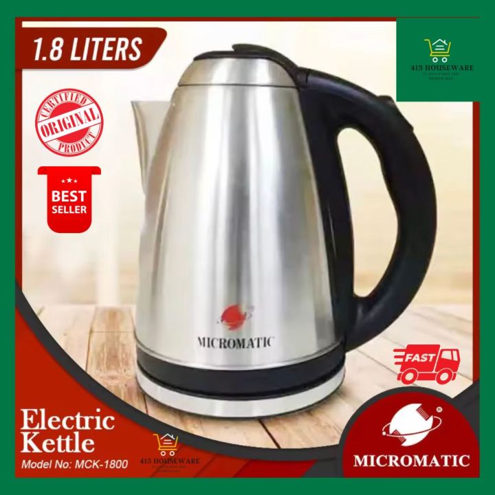 Micromatic Electric Kettle MCK-1800 Automatic Kettle 1.8L Capacity ...