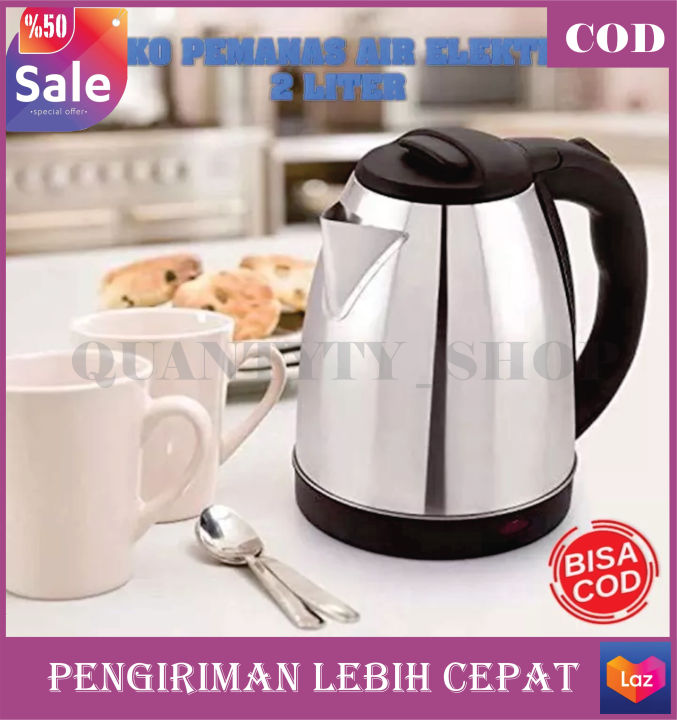 Teko Listrik Teko Pemanas Air Electric Kettle Ketel Besar Otomatis ...