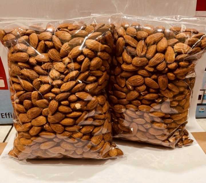 Promo! Kacang Almond Premium Panggang Roasted Almond Super 1KG | Lazada ...