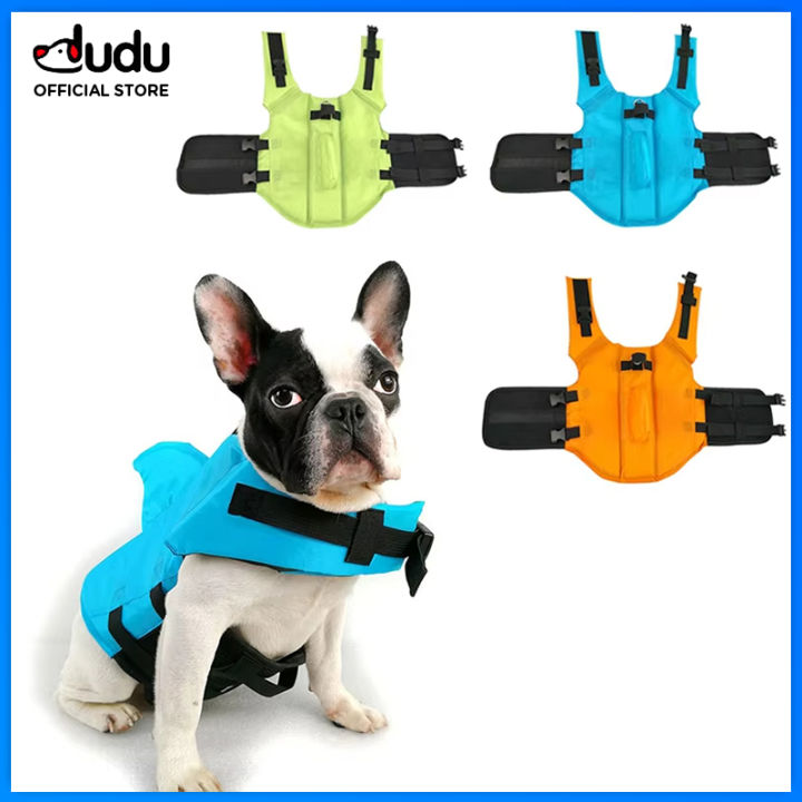 DUDU Pet Dog Life Jacket Ripstop Safety Dog Life Vest for Swimming with ...