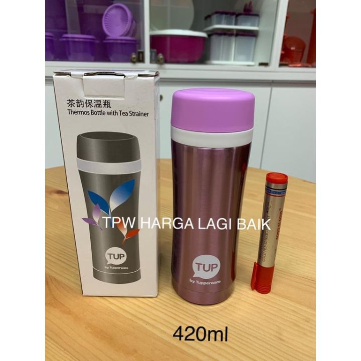 Tupperware Themos Bottle with Tea Strainer / Termos / Thermal Flask ...