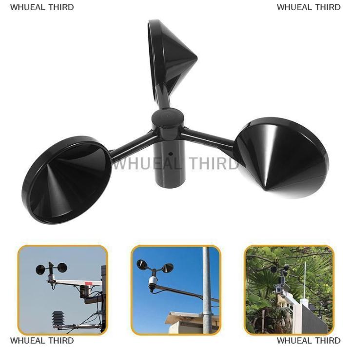 WHUEAL3 Anemometer Wind-Speed Monitoring Sensor Wind 3-Cup Wind Sensor ...