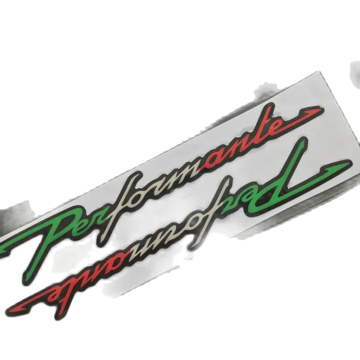 [HCM][CHUYÊN TEM ] TEM DÁN XE CHỮ PERFORMANTE NỔI TRANG TRÍ CHO NHIỀU ...