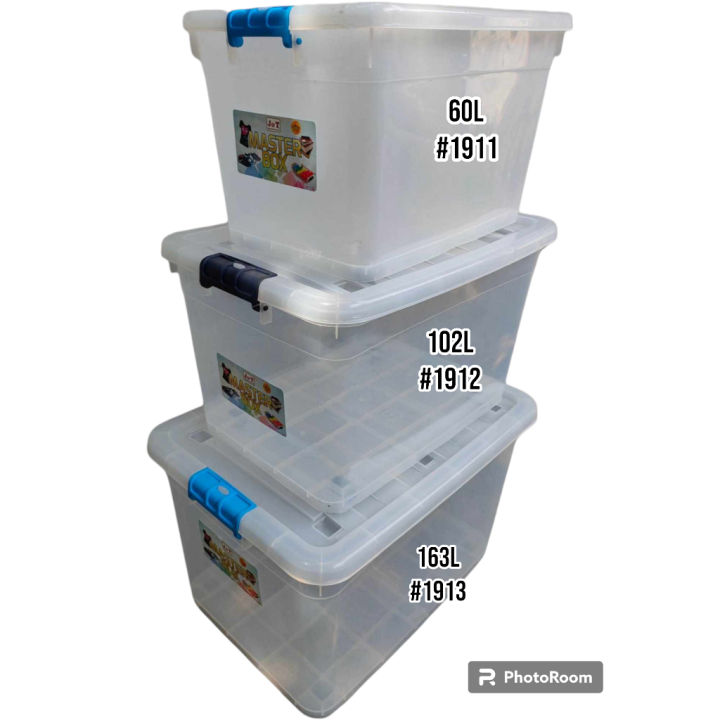 STORAGE BOX 163L , 102L , 60L JT MASTER BOX NATURAL STORAGE BOXstorage ...