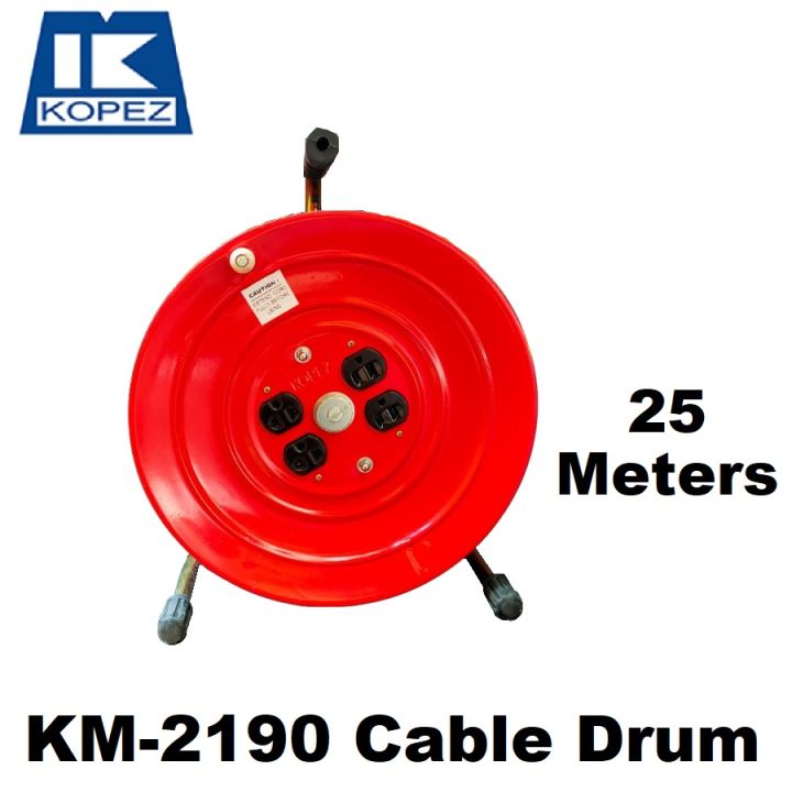 Kopez KM-2190 Cable Drum with 25 meters Cord 25m KM2190 KM 2190 ...