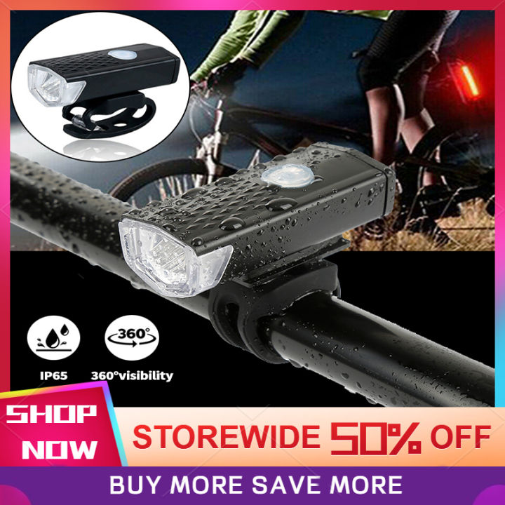 Cycling Light Bicycle Light Bicycle taillight USB LED Rechargeable ...
