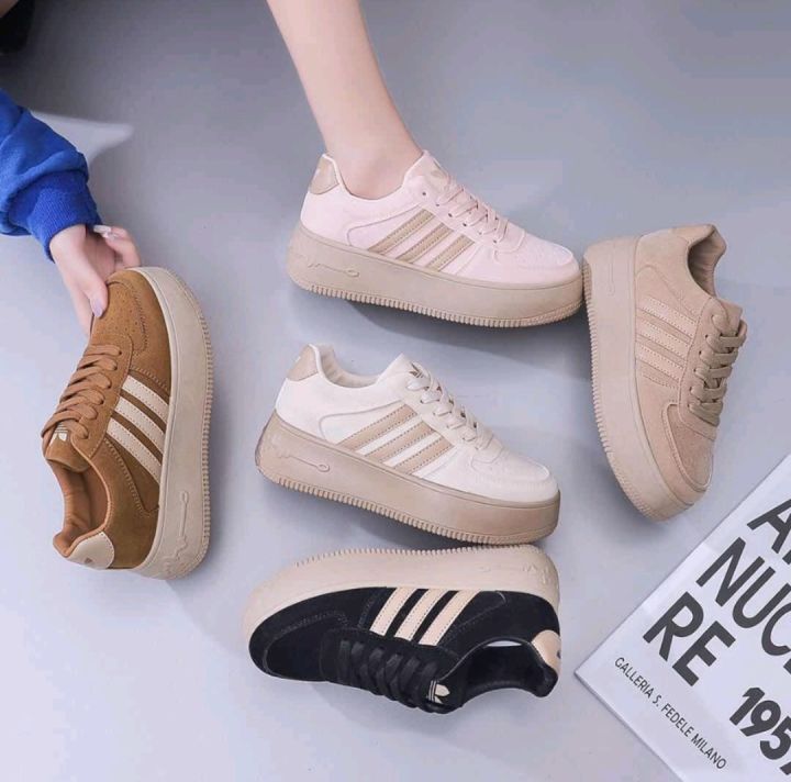 Popular European vintage board shoes for women's new autumn thick soled ...