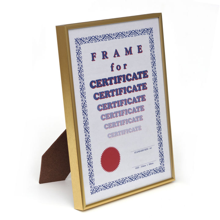 Classic Gold Metal Frame | Photo Frame | A4 Certificate Frame | Lazada ...