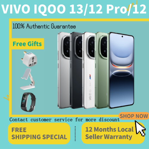 VIVO IQOO 13 Gaming Phone 5G 6150mAh Battery OriginOS 5 Snapdragon 8 ...