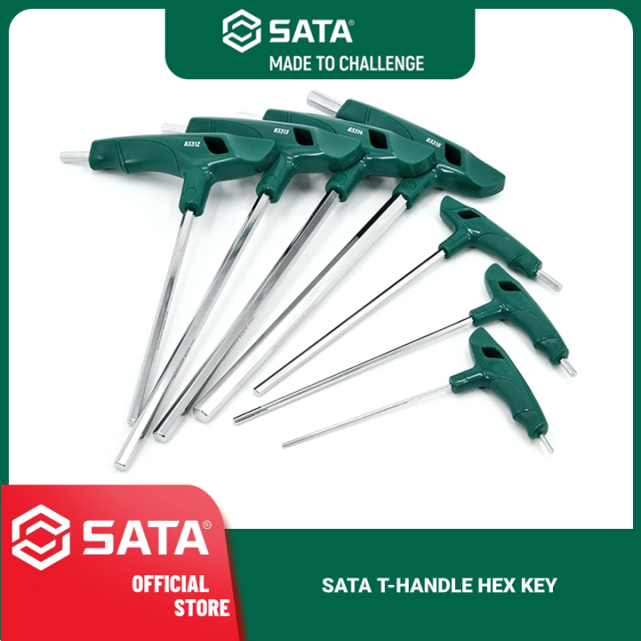 SATA T-HANDLE HEX KEY / ALLEN KEY / 2MM 2.5MM 3MM 4MM 5MM 6MM 7MM 8MM ...