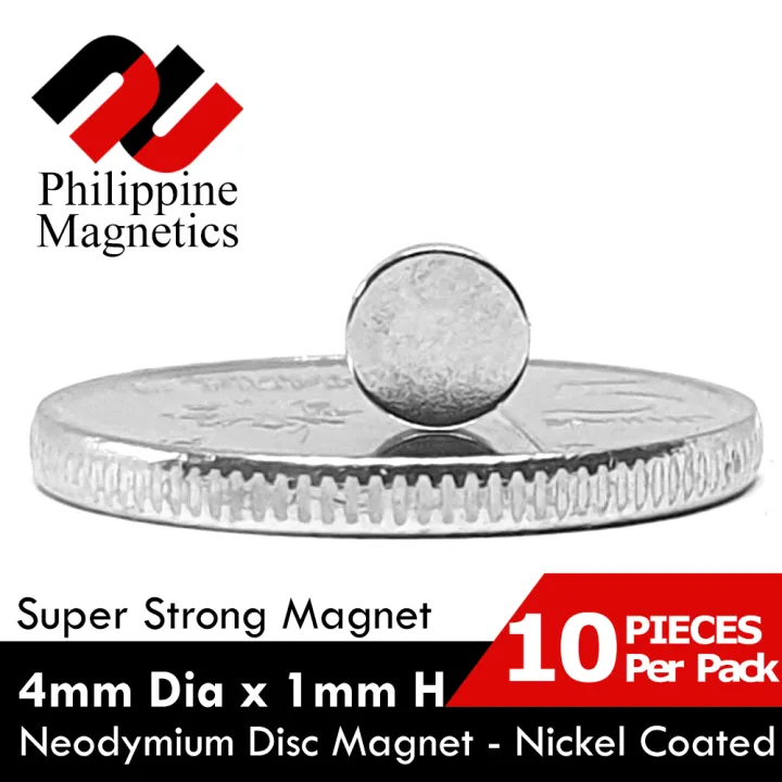 4mm Diameter x 1mm Th Super Strong Neodymium Magnet NdFeB Permanent ...