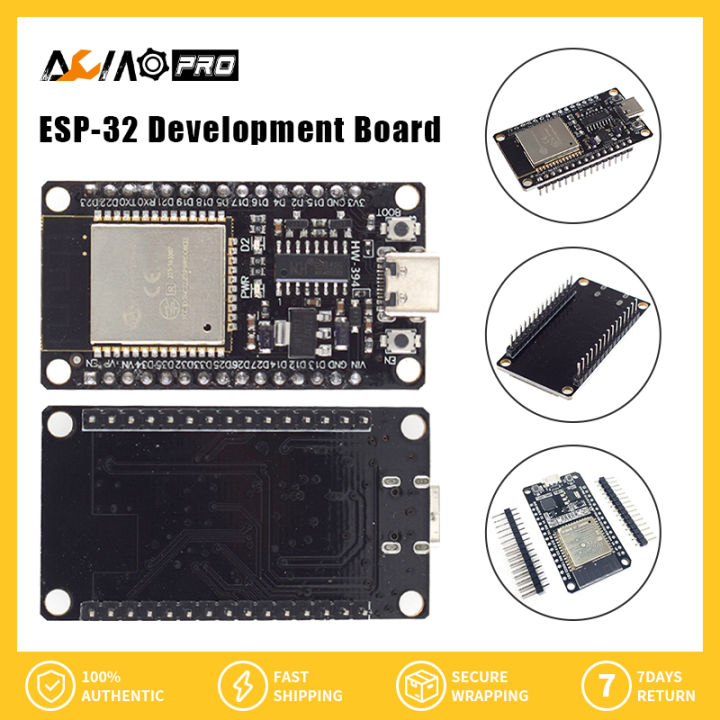 AumoPro 1PC ESP32 Development Board TYPE-C USB CH340C WiFi+Bluetooth Ultra-Low Power Dual Core ...