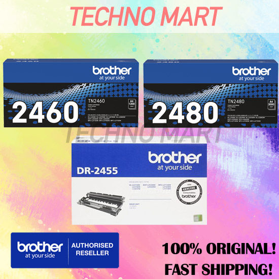 [Local Stock] Original Brother TN-2460 tn2460 Toner / TN-2480 tn2480 ...