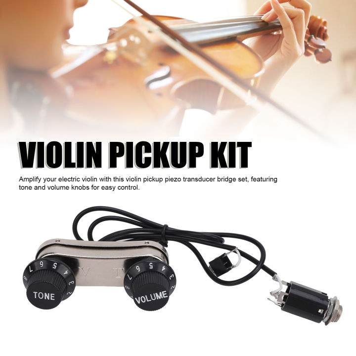 Violin Pickup Kit Violin Pickup Piezo Transducer Bridge Set Easy To ...