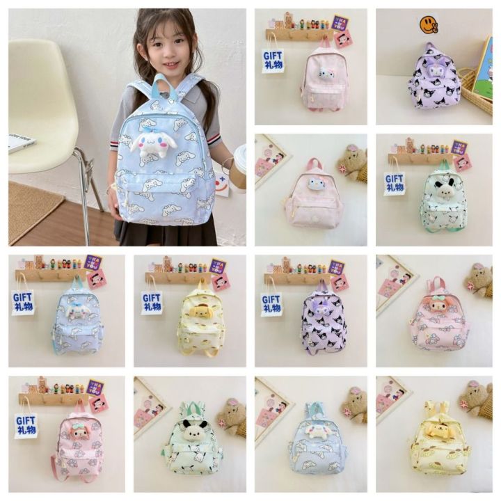 COLOO Plush Doll Cartoon Kuromi Melody Backpack Cinnamoroll Kitty Cat ...