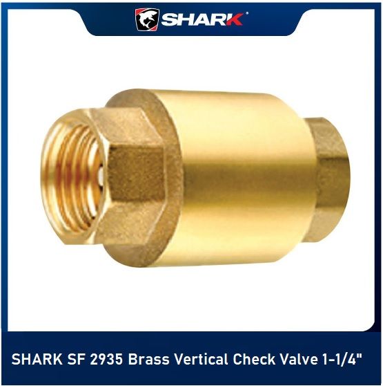 -EASYLITE-SHARK SF 2935 Brass Vertical Check Valve 1-1/4" | Lazada PH