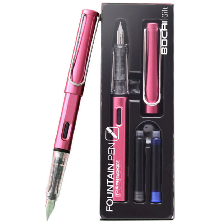 0.38mm Multcolor Fountain Pen Set EF Tip for Student Pen School Office ...