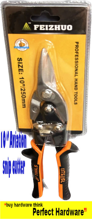 10" [ 250mm ] Aviation Snip Zinc Cutter TRENCA Heavy Duty Snip Cutter ...