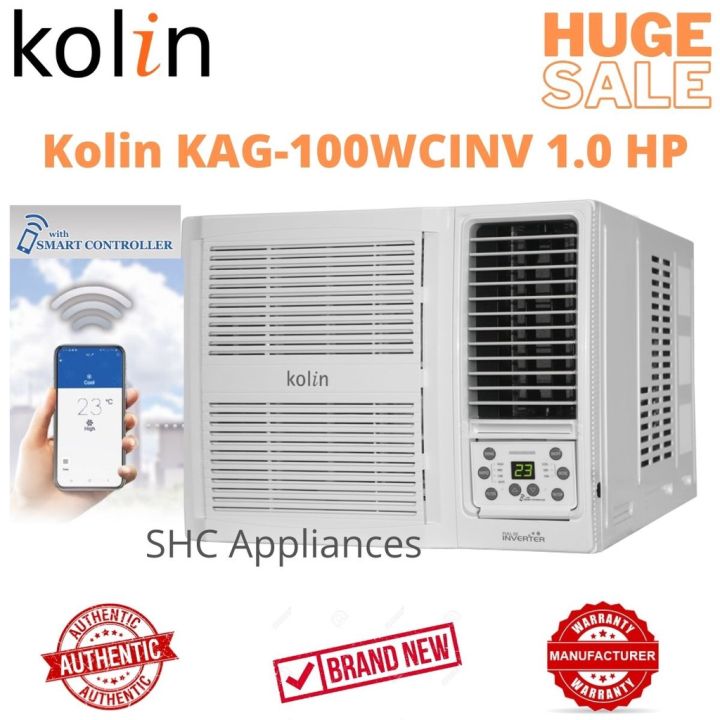 KOLIN 1HP FULL DC INVERTER KAG100WCINV Window Type Air Conditioner ...