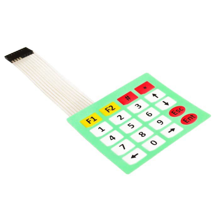 keypad 4x5 - Keypad 4x5 Matrix 20 Key Membrane Switch Keyboard | Lazada ...