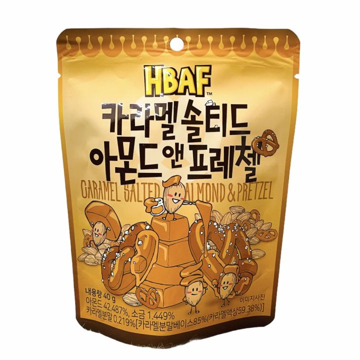 TF HBAF Honey Butter Almond & Assorted Flavored Almonds Nuts Korean Snack (30g - 40g) | Lazada PH