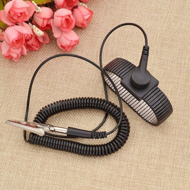 GLADYSA Pretect Black Discharge Adjustable Electricity Grounding Wrist ...