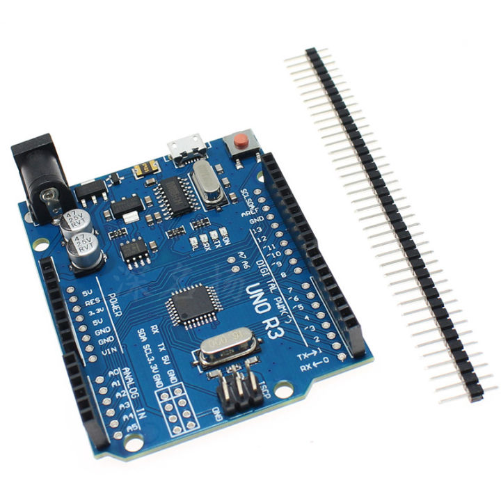 1PCS UNO R3 development board improved ATmega328P MCU blue board ...