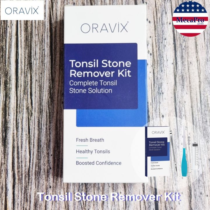 ORAVIX® Tonsil Stones Treatment Kit ชุดอุปกรณ์ดูแลช่องปากสำหรับนิ่ว ...