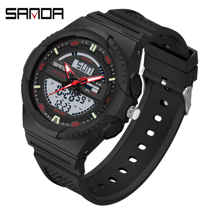 SANDA New Top Brand Luxury Men's Watch Fashion Trend Casual Men's and ...