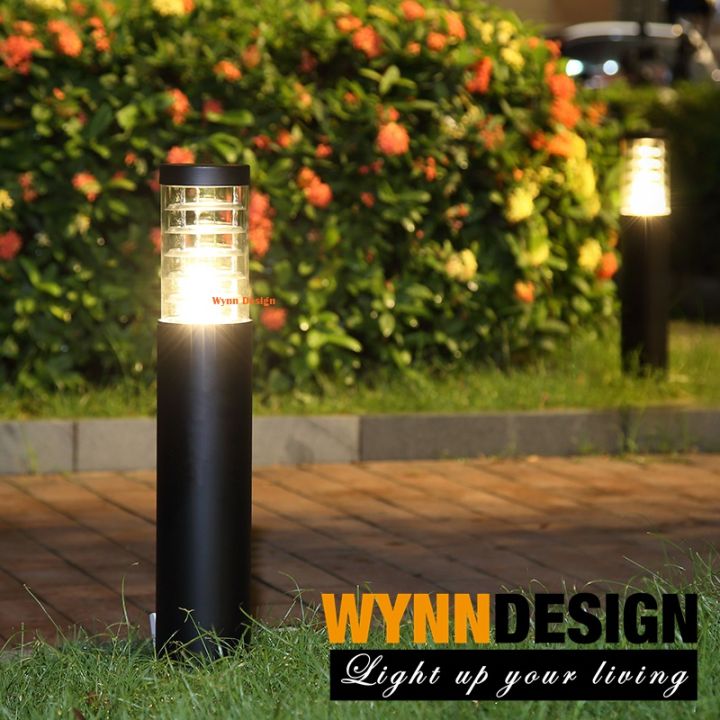 60cm/80cm/100cm Wynn Design Outdoor Bollard Pole Light Garden Light ...