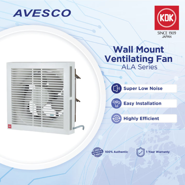 KDK Exhaust Fans | Wall Mount Type Ventilating Fan | ALA Series | 20ALA ...