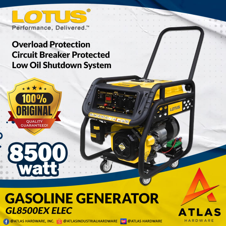 Lotus 8500W Gasoline Generator (Electric) GL8500EX ORIGINAL | Lazada PH