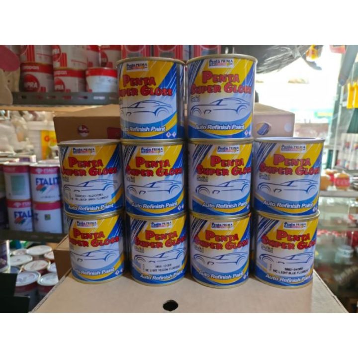 CAT DUCO PENTA FLUORENT / STABILO ORANGE & HIJAU & KUNING & MERAH ...