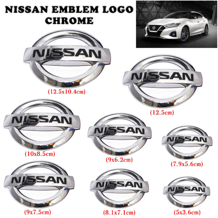 CP Nissan Car Logo Emblem Car Front Grille Emblem Logo Rear Trunk Badge ...
