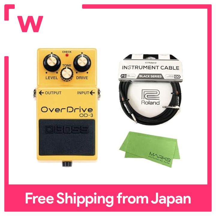 Roland Cable and Cloth Set] BOSS OverDrive OD-3 Overdrive | Lazada PH