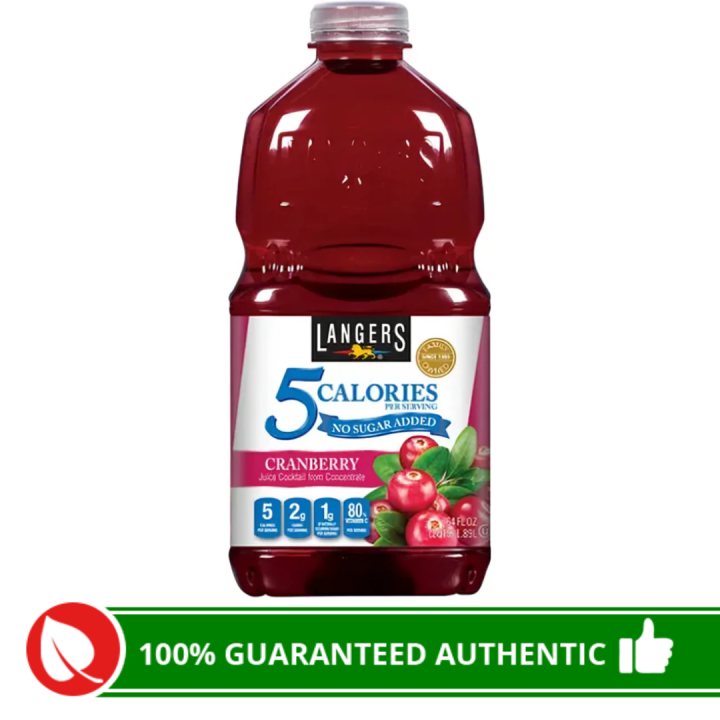 Langers Cranberry Juice No Sugar Added 64oz | Lazada PH