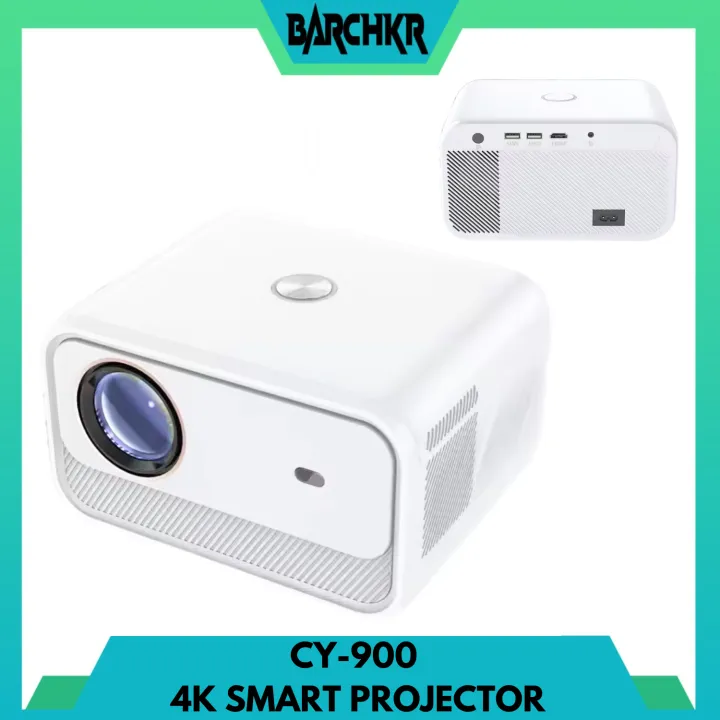 BARCHKR- CY900 TV Screen Projector 1080P HD Graphics Projector Portable ...