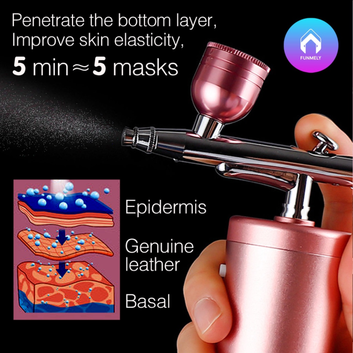 Mini Airbrush Kit With Compressor airbrush Spray USB Charging For Skin ...