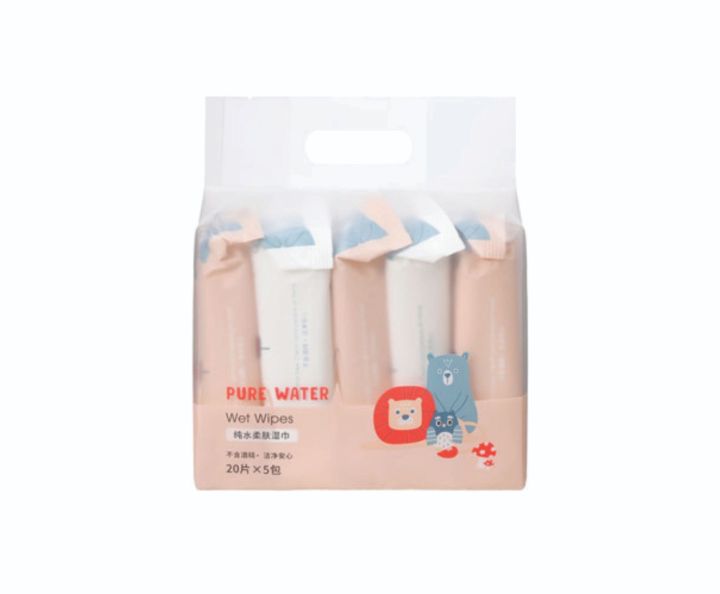 MINISO Forest Animals EDI Pure Water Mini Wet Wipes for Baby | Lazada PH