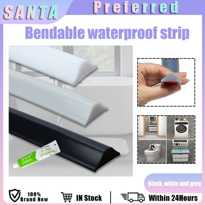 Free Bending Water Barrier Strip 1M Self-Adhesive Water strip Stopper ...