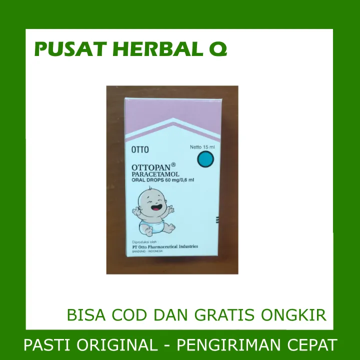 OTTOPAN DROPS PARACETAMOL TETES BAYI BOTOL ORAL DROP 15ML | Lazada ...