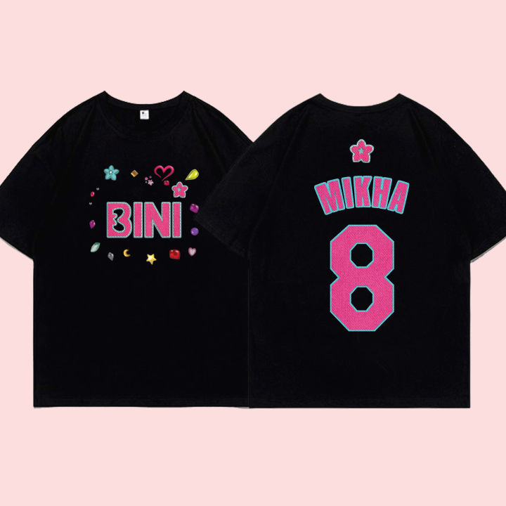 BINI Customized Inspired Jersey T-shirt For Women Korean Basic Oversize ...