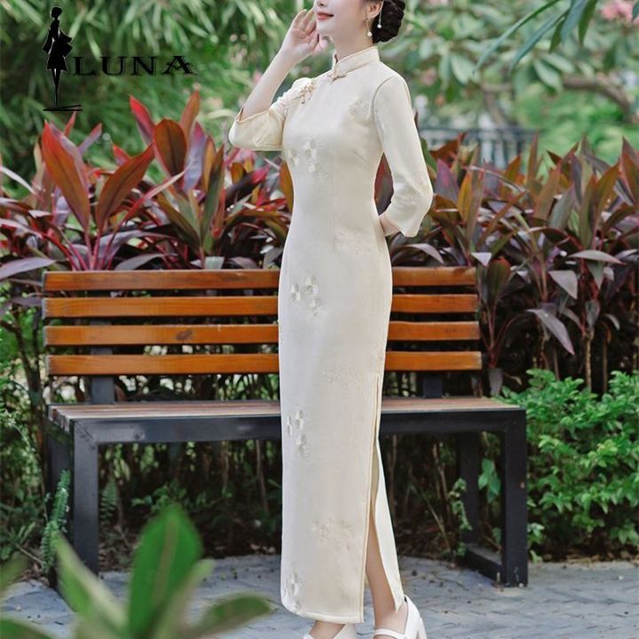 LUNA Trang phục cổ Trung Quốc Trung Quốc mới phong cách quốc gia trẻ ...