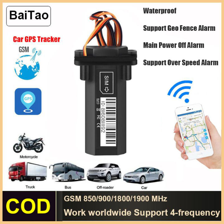 Baitao (dagps app) GT02 Real time GPS Tracker For Car/Vehicle ...