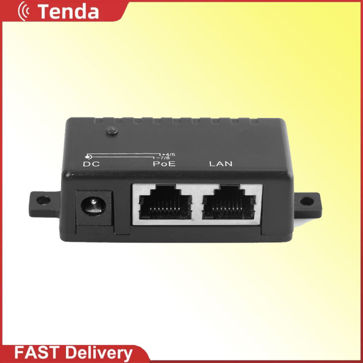 100Mbps POE DC Power Over Ethernet RJ45 POE Injector Splitter Wall ...