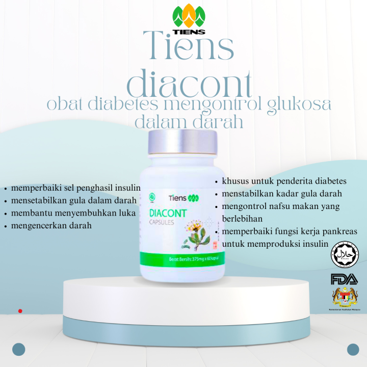 Diacont capsules - Diabetic sugar control - ubat kencing manis lulus ...