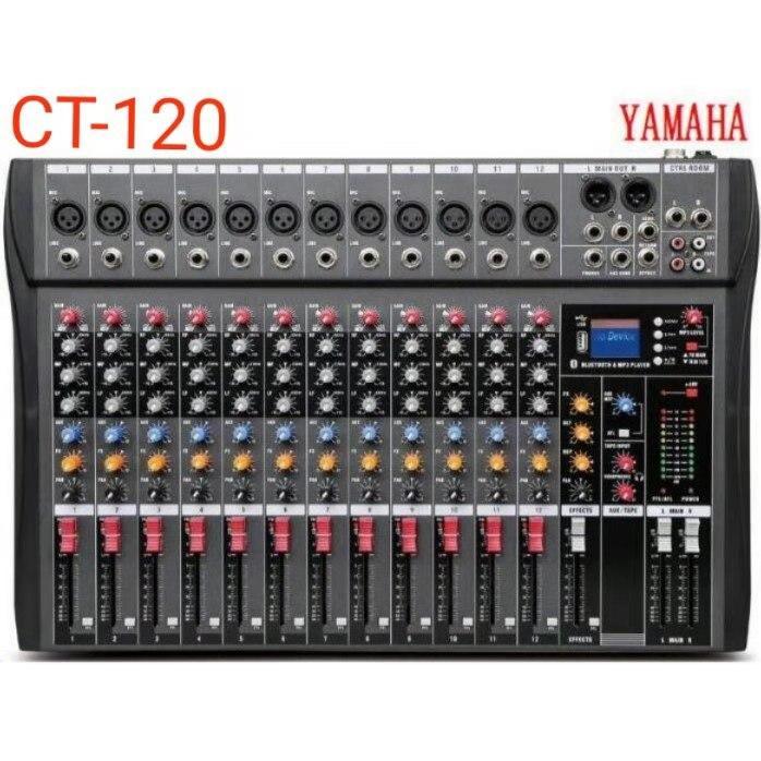 YAMAHA 12 Input Channels Mixer CT-120S Sound System with Bluetooth ...